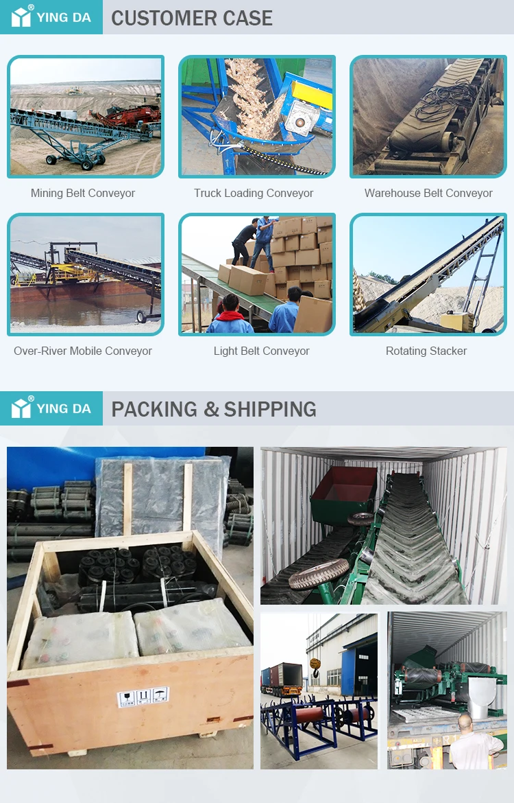 Grain Portable Mobile Belt Conveyor Machine with ISO Certificate