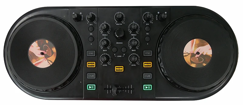 Professional Dj Midi Controller With Touch-sensitive Jog Wheels - Buy ...