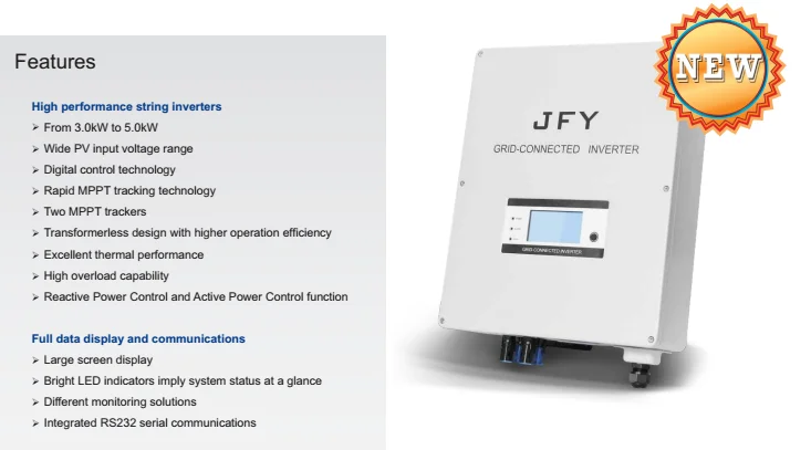 Jfy Sunseed Series Single Phase Solar Inverter 5kw On Grid Inverter ...