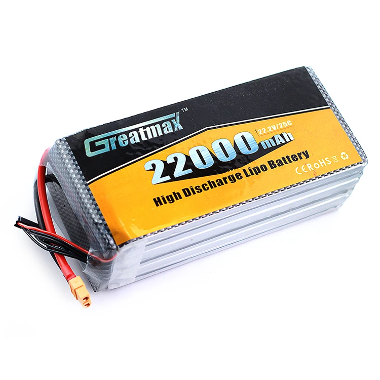 Hot Selling Greamax Lithium Polymer Battery 25c 3s 11.1v 22000mah Lipo ...