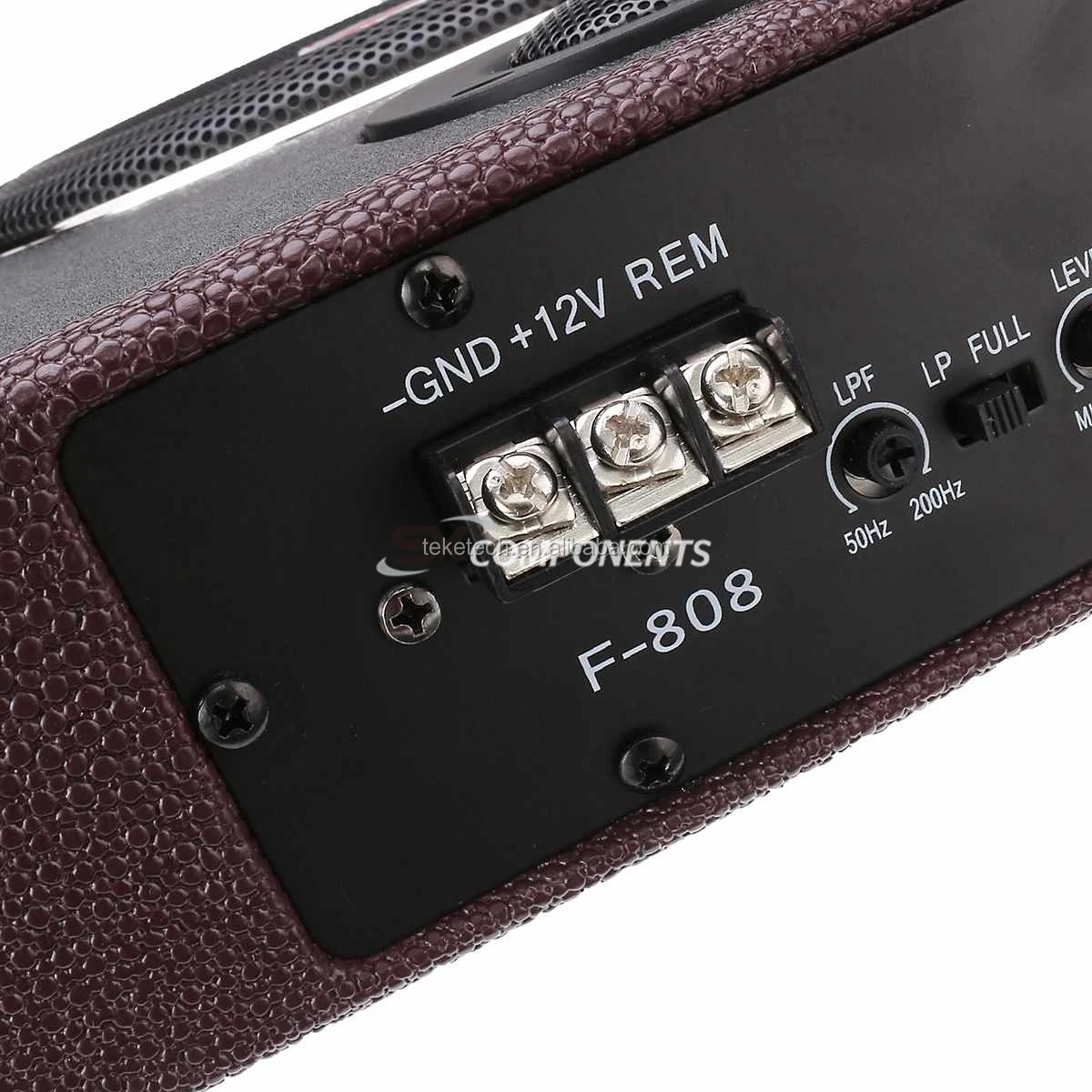 8 인치 600w 자동차 서브 우퍼 스피커 액티브 서브 우퍼 자동차 시트 아래 슬림 서브 우퍼 Amp 슈퍼베이스 자동차 앰프 8