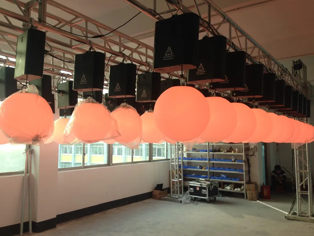 Dmx Control Winch And Kinetic Light System Rgb Led Kinetic Lifting Ball ...