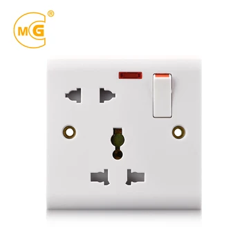 1 Gang 2 3 Pin Multi Switched Socket Outlet With Neon - Buy 2 Pin ...