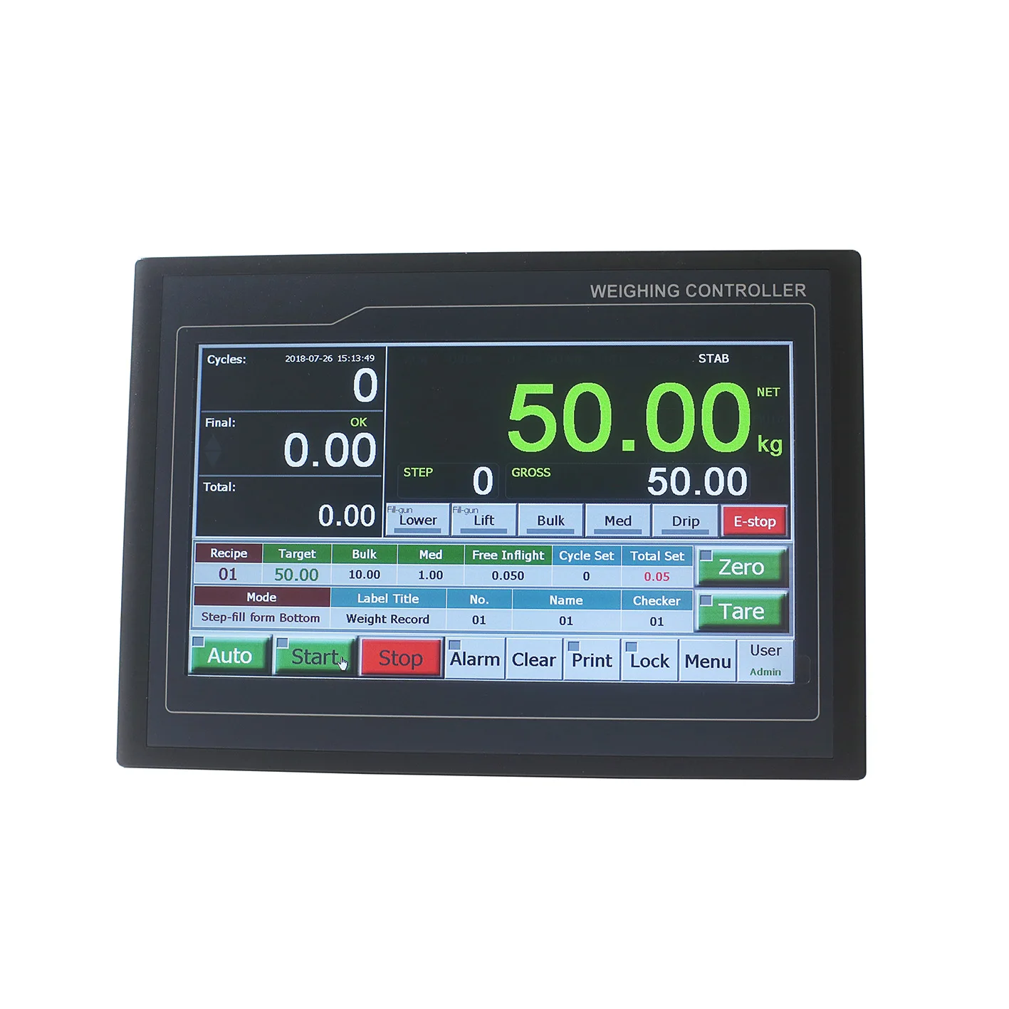 Accurate Liquid Tank Weighing Scale Indicators for Filling