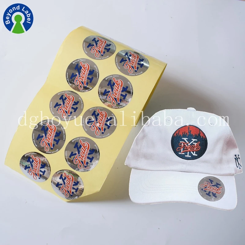 Custom Hat Stickers Adhesive Printing Vinyl Snapback Labels - Buy ...