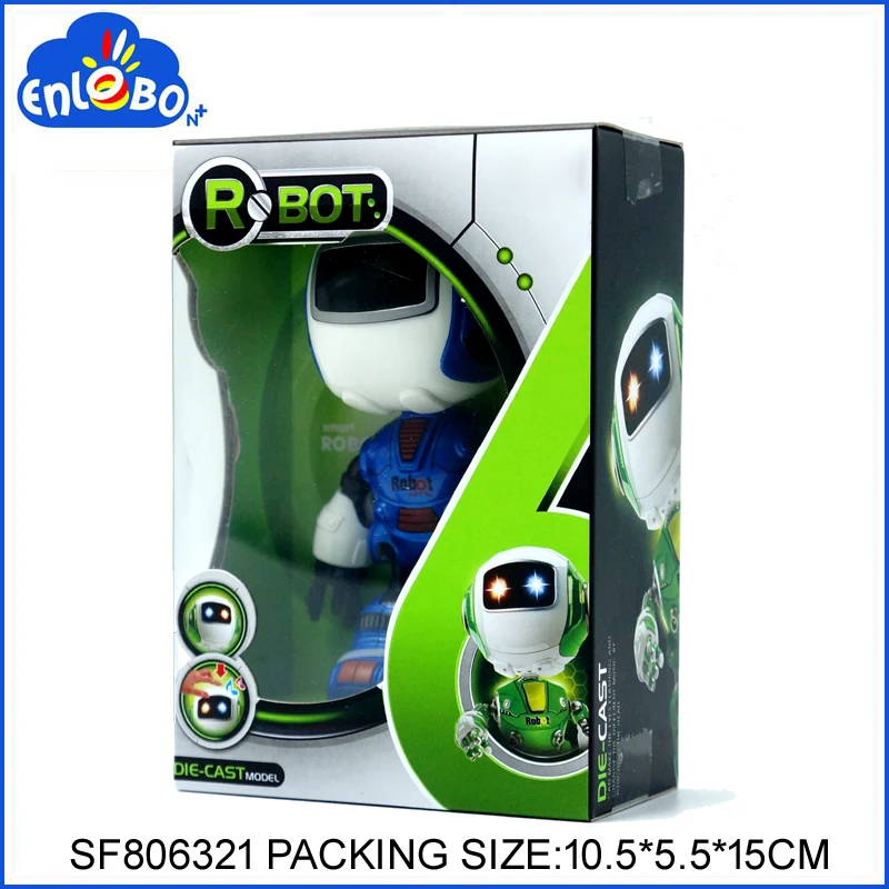 Newest Intelligent Mini Battery Operated Metal Robot Model Toy With ...