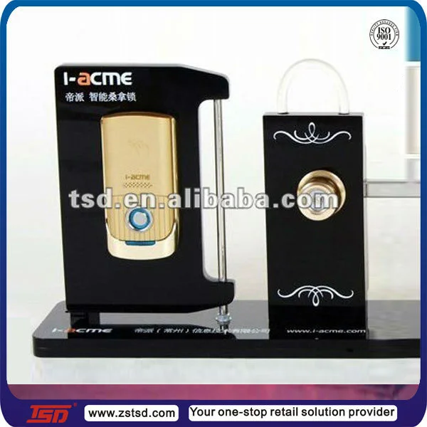 Wood Door Lock Display Stand - Eco-Friendly & Customizable