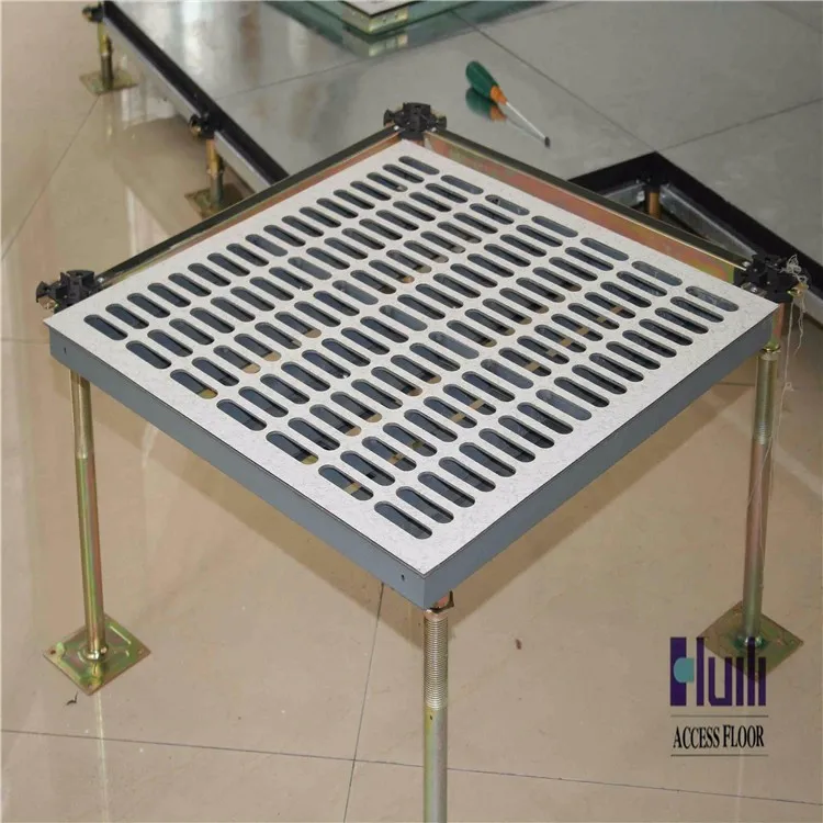 Steel Grating Panel Raised Floor With 45% Air Flow Rate - Buy Steel ...