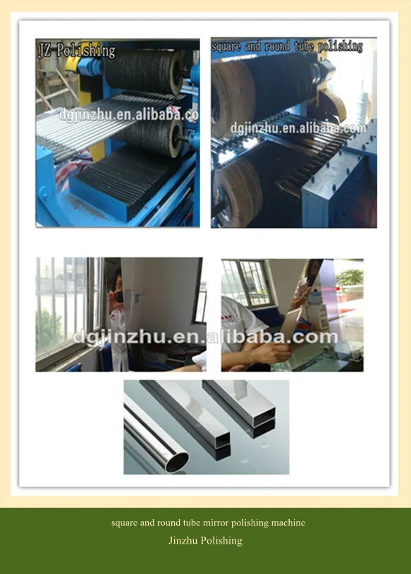 Double Side Polishing Machine For Stainless Steel Pipe Mirror Finishing ...