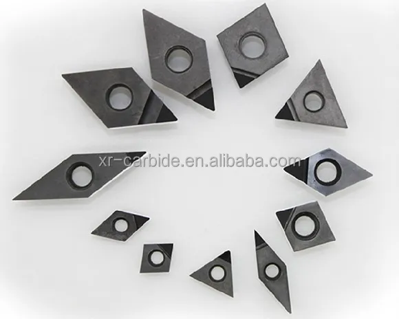 Full Face Diamond Inserts Pcd/cbn Cutters With High Hardness - Buy ...