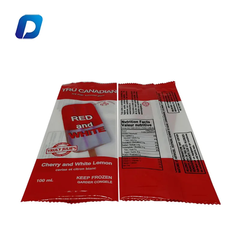 Customized Printed High Quality Plastic Popsicle Wrapper - Buy Popsicle ...