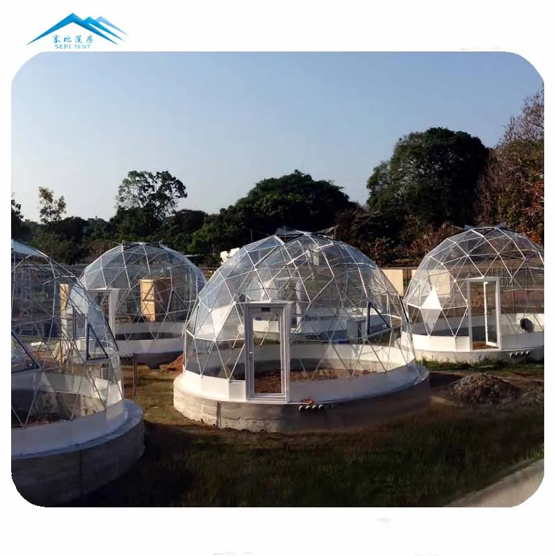 Luxury Glamping Tent - Family Big Tent with Pentagonal Dome