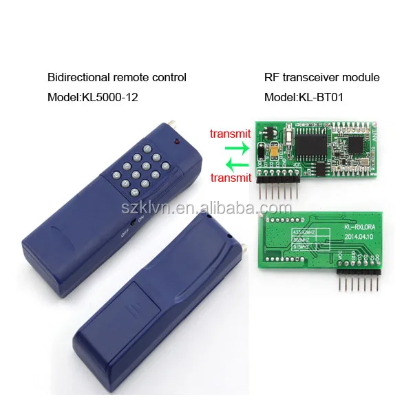 433mhz Wireless Two- Way Rf Remote Control Long Range Lora Transmitter ...