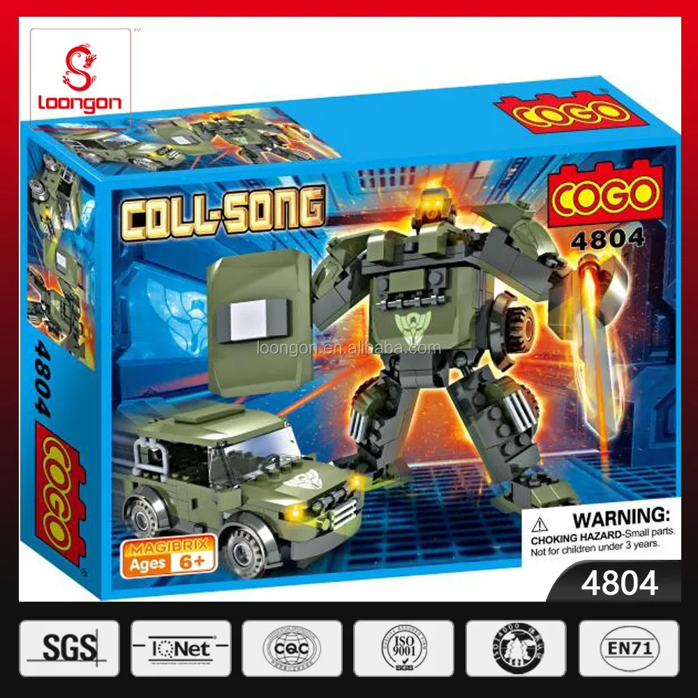 Cogo Plastic Toy Building Block Series Robot - Buy Building Block ...