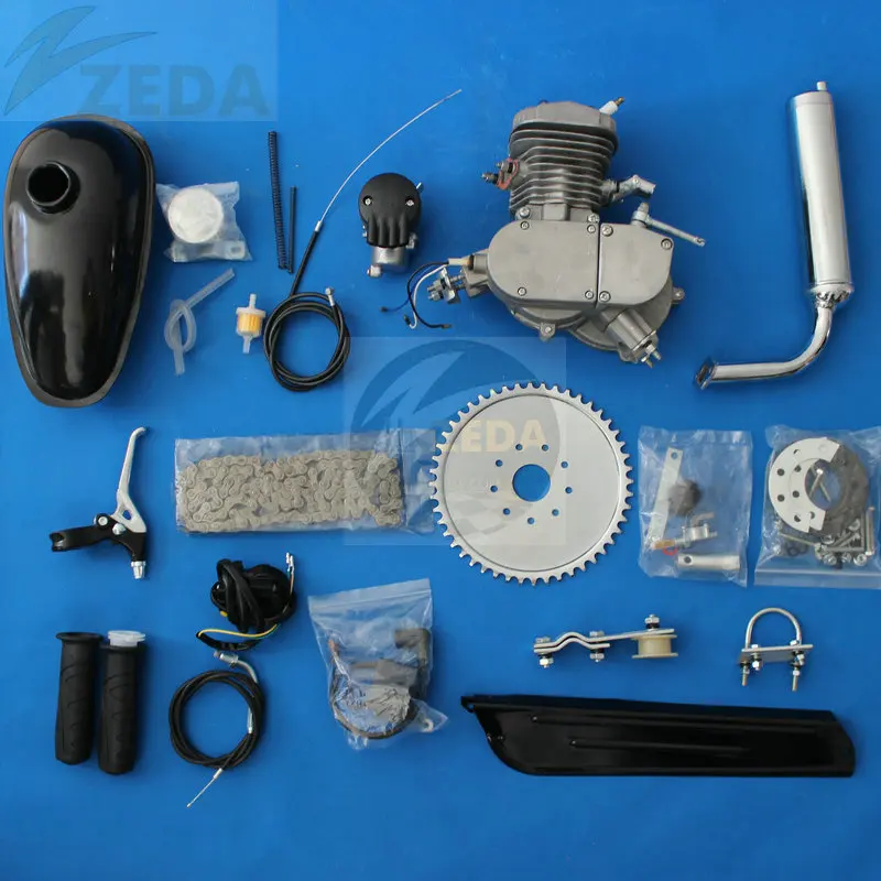 Bicycle Engine Part / 100cc Motorcycle Gas Motor Engine Kit For Bicycle ...