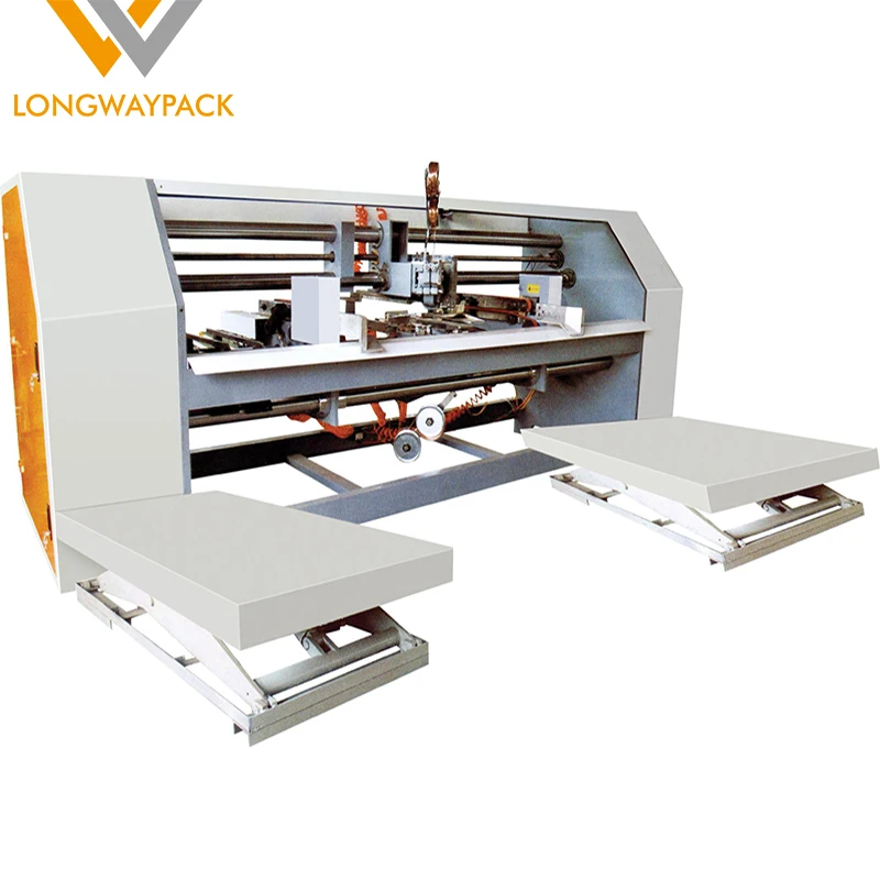 Double Piece Carton Box Stitching Machine / Double Piece Carton ...