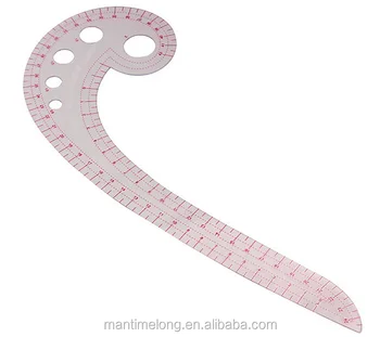 Comma Shaped Flexible Ruler Scale Ruler That Is Made The Plastic Ruler ...