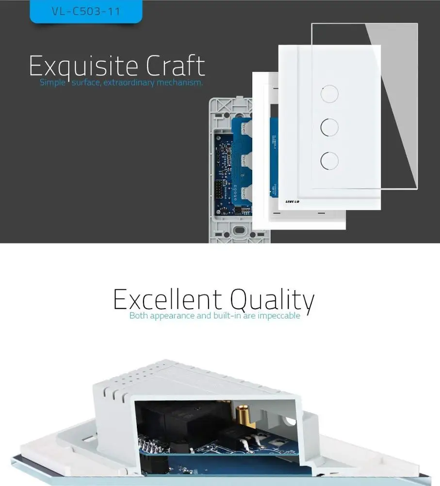 iot switch panel control+ zigbee onoff switch+wifi smart switch live ...