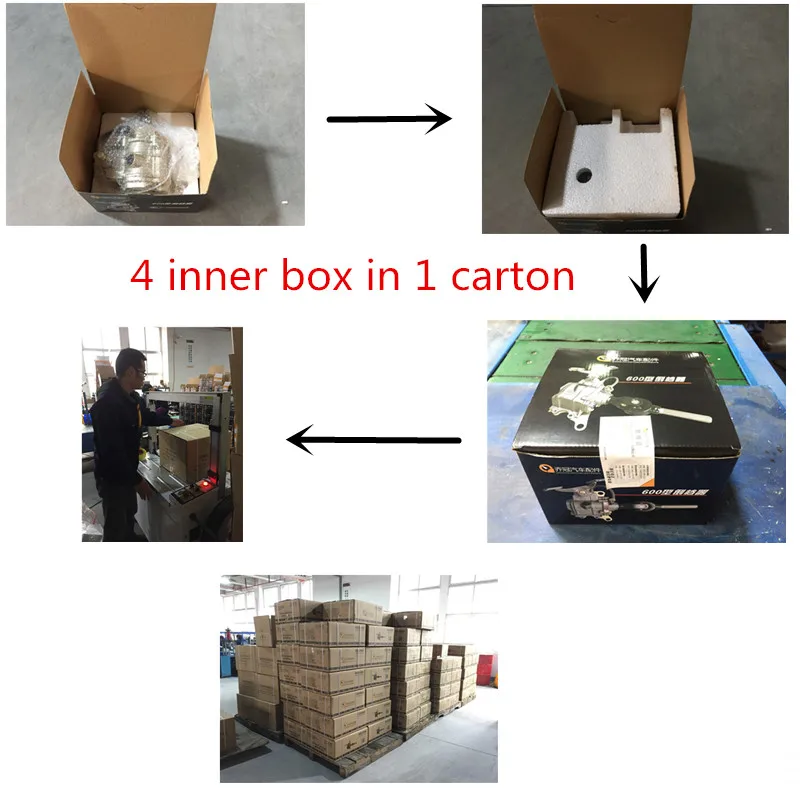 Small Engine Transmission with Reverse Gearbox for Motorcycles