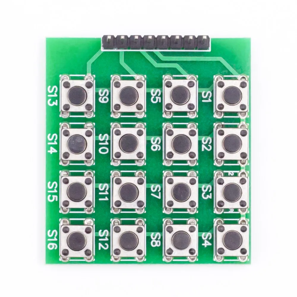 4×4 Matrix 16 Keypad Keyboard Module- compact design.