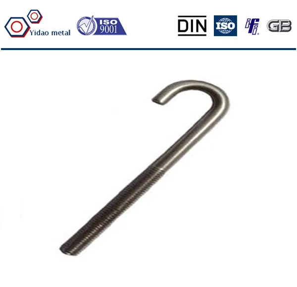 Pernos de anclaje de tipo j de alta resistencia a la tracción, Perno de ...