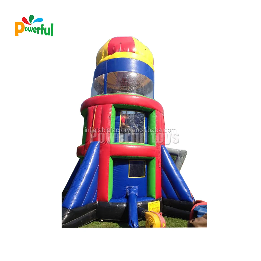 High Quality Giant Inflatable Rocket Space Game Inflatable Parachute ...