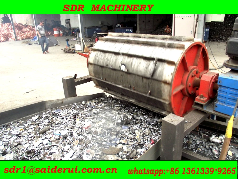 Solid Scrap Metal Recycling Line For Cast Aluminum And Steel With ...