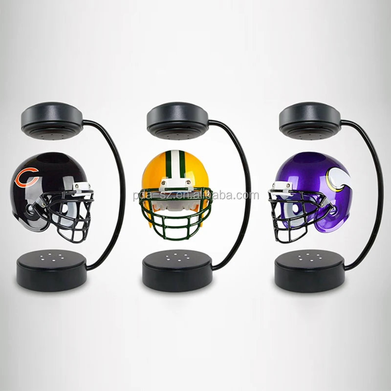 New Hotsale Magnetic Levitating Football Nfl Helmet Display Racks - Buy ...
