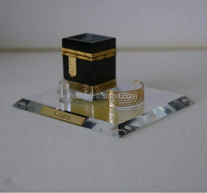 High Quality 24k Gold Plated Crystal Kaaba Model For Islamic Crafts ...