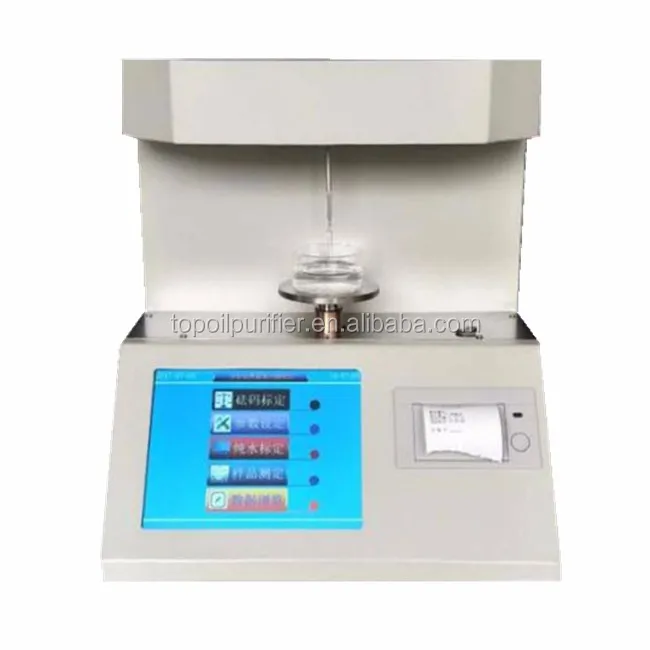 Platinum Ring Surface Tension Tester - Automatic & Precise