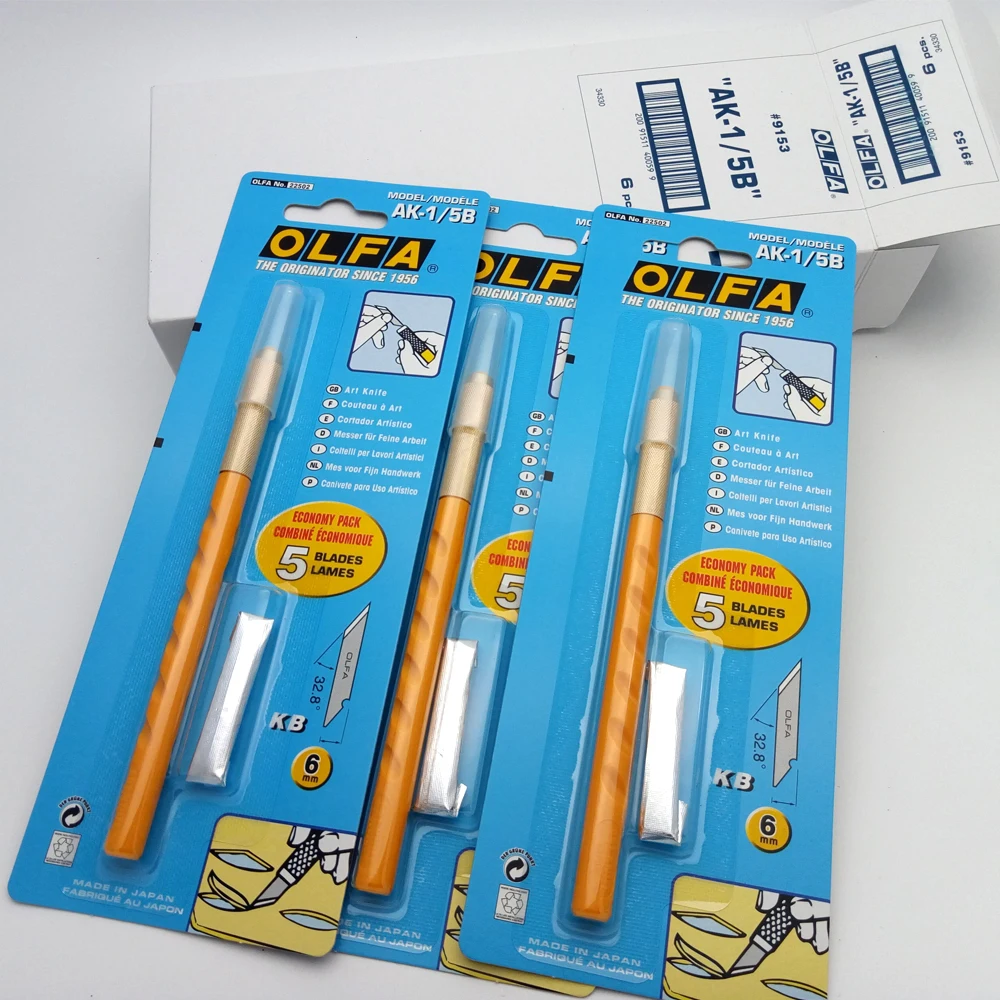 Olfa Ak-1/5b Blade For Art Knife Pen Shape Handle With 5 Baldes Set - Buy Olfa Ak-1/5b Blade ...