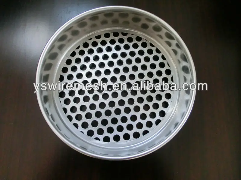 Round Hole Grain Sieve - Durable Stainless Steel Mesh