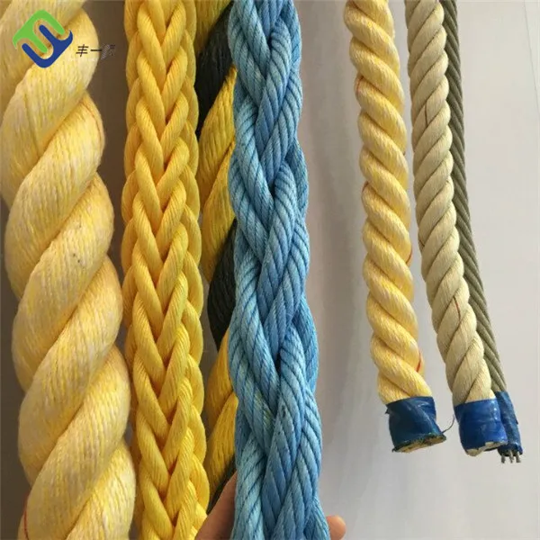 16mm Steel Wire And Polyester Combination Rope For Playground Rope ...