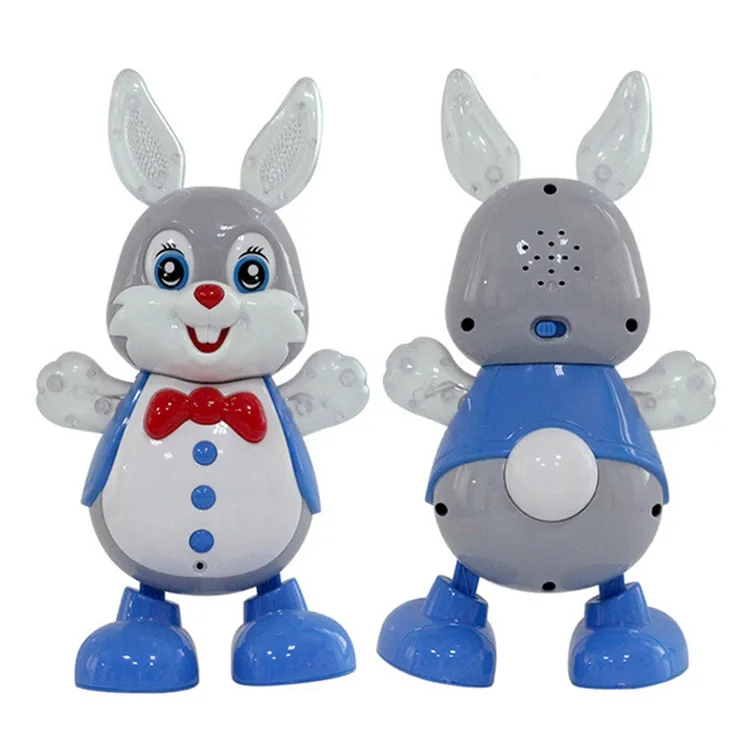 Cute Dancing Rabbit Battery Operated Toy With Light And Music - Buy ...