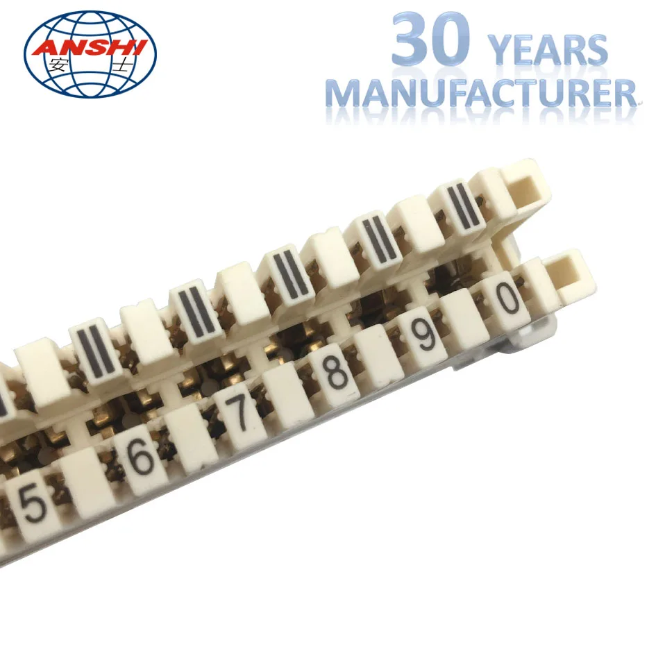 Anshi 10 Pairs Lsa Plus Krone Switching Module Mdf Main Distribution ...
