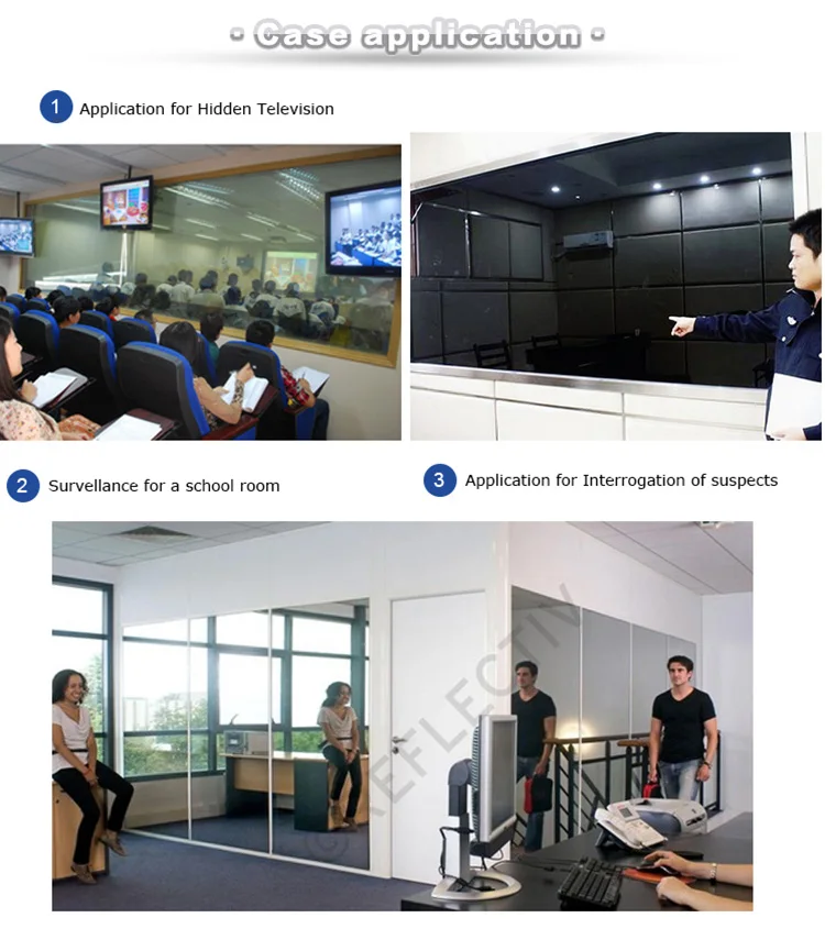 Tint One-way Twoway 2-way Magic Transparent 2 Way Mirror Glass - Buy 2 ...