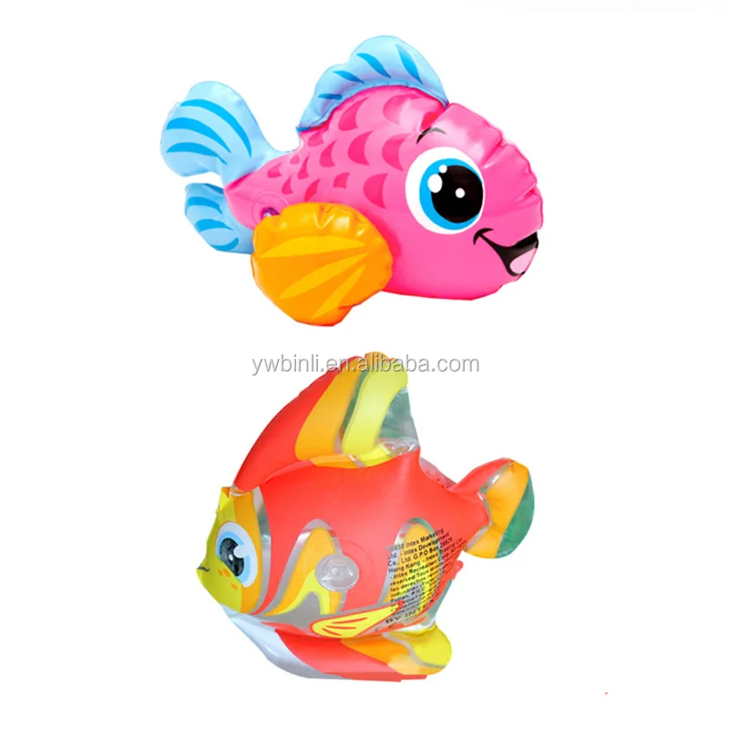 Baby Bath Toy Inflatable Tropical Fish Pool Floating Animals Phthalate ...