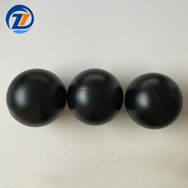 4" Hdpe Plastic Floating Hollow Ball Hdpe Plastic Hollow Black Shading ...
