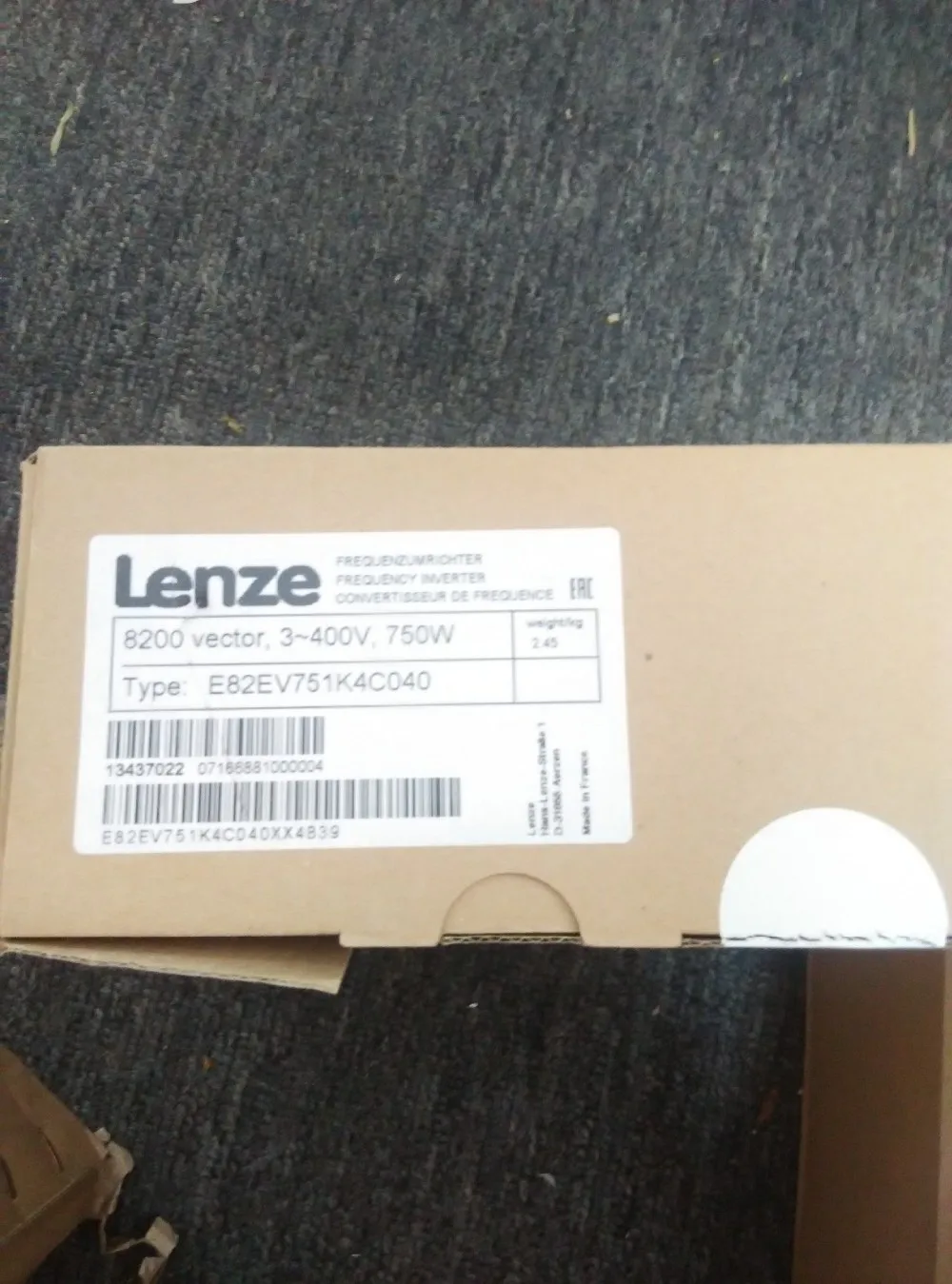 E82ev751-4c040 Lenze 8200 Vector Frequency Inverter Converter Drives ...