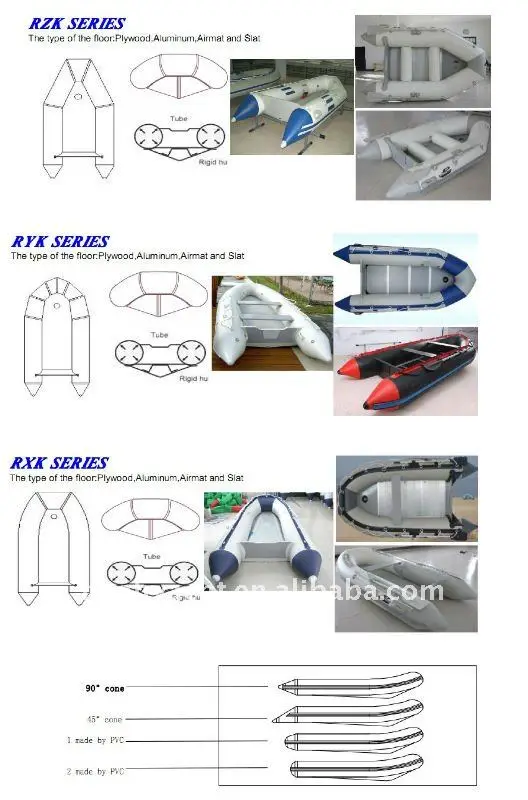 5-6 Person Hot Welding German Mehler Valmex PVC Boats