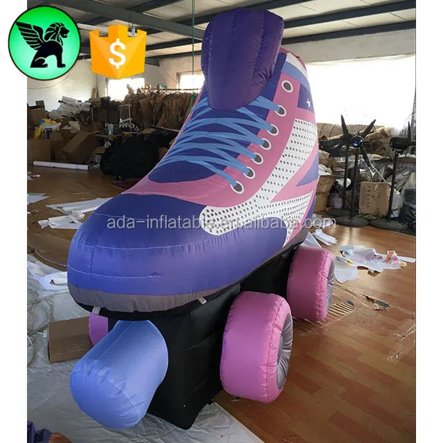 4m High Advertising Inflatable Shoes Giant Red High Heel Inflatable For ...