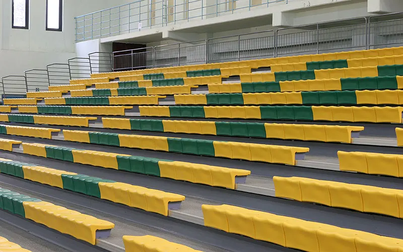 Retractable Gym Bleachers - Telescopic Seating Solutions