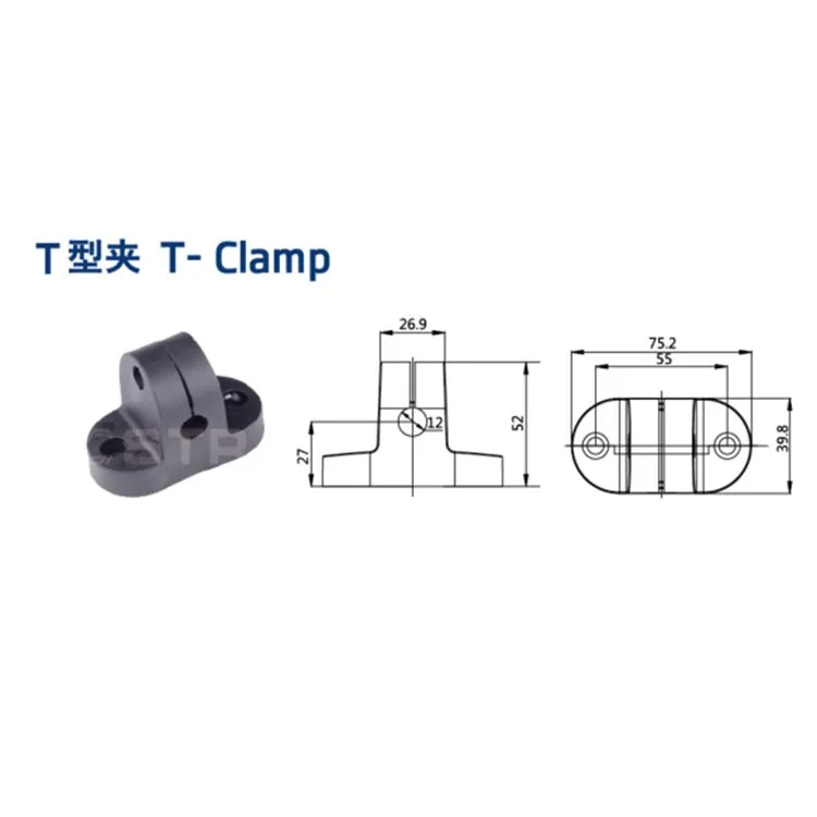 High Quality Plastic T Type Clamps for Conveyor Accessories
