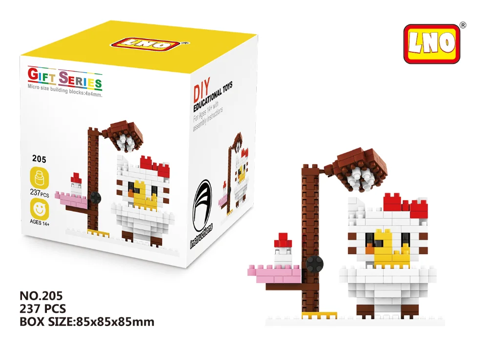 Free Sample Plastic Kids Educational Toy Hello Kitty Deformed 3d ...