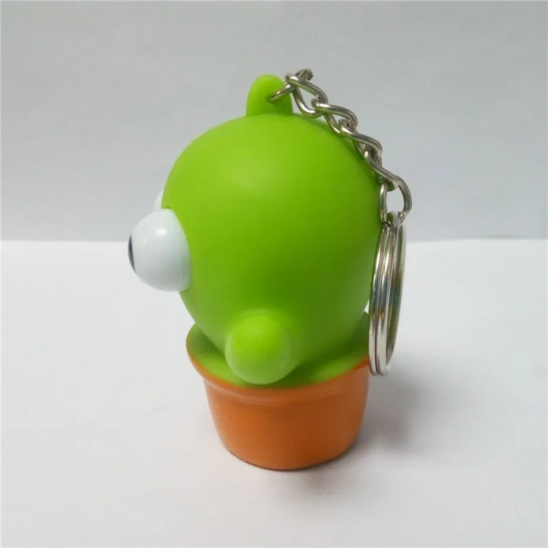 Cute Cactus Eye Popper Keychain - 3D Custom Cacti Soft PVC
