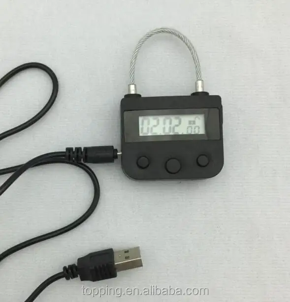 Eletronic Sm Bondage Lock With Time Lock Sex Lock With Timer - Buy ...