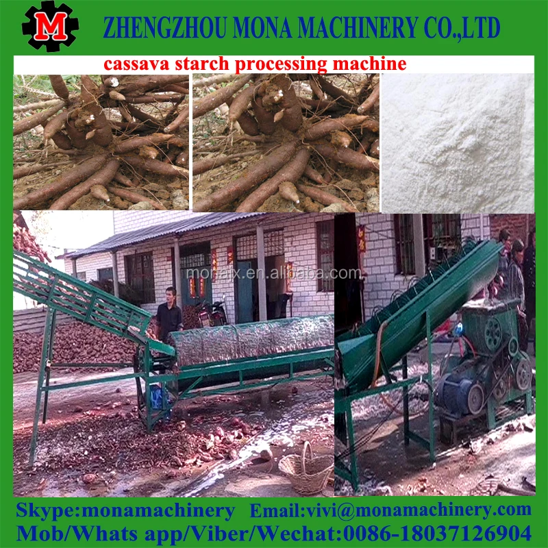 Fresh Cassava Processing Plant / Cassava Starch Production Line/making ...