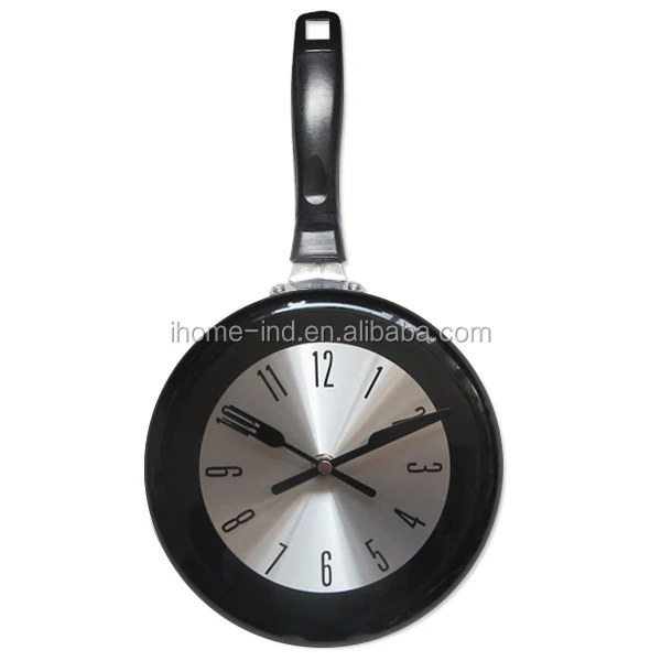 8 Inch Frying Pan Wall Clock - Unique Home Decoration
