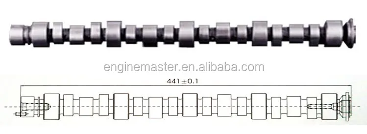 4g63 Camshaft Forged Steel Camshaft Used For Mitsubishi Md040140 ...