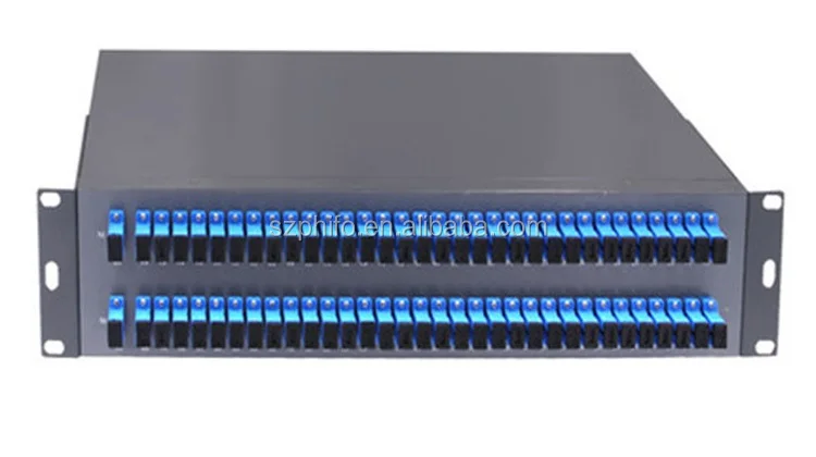 19 ",1x64 De Montaje En Rack De Chasis De Fibra Óptica Plc Splitter ...